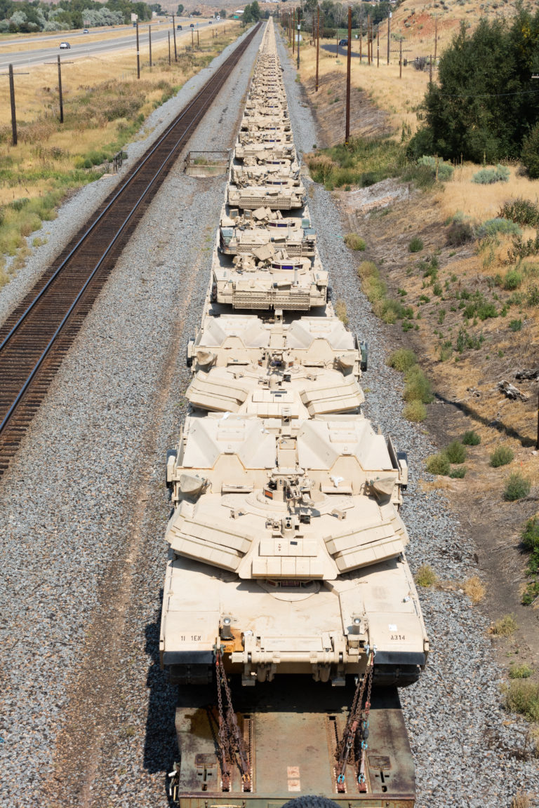 train carrying tanks Archives - Duncan.co