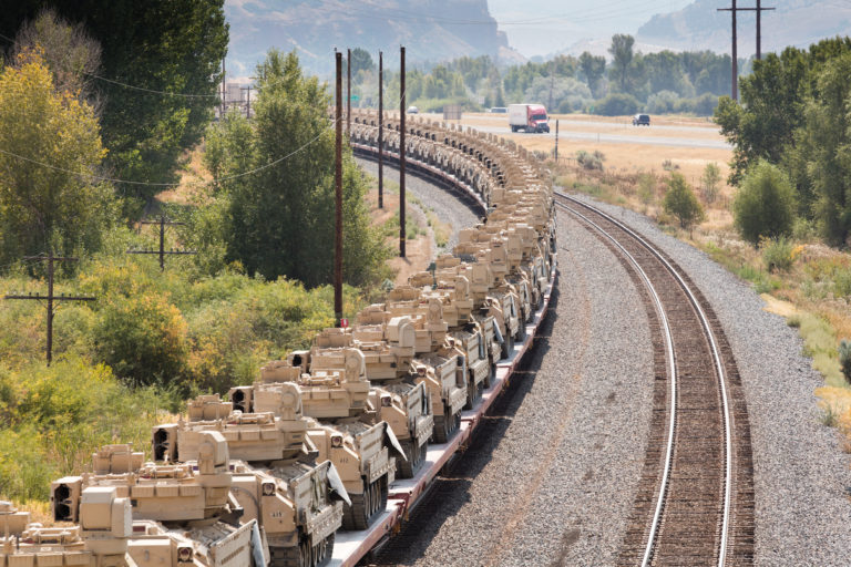 train carrying tanks Archives - Duncan.co