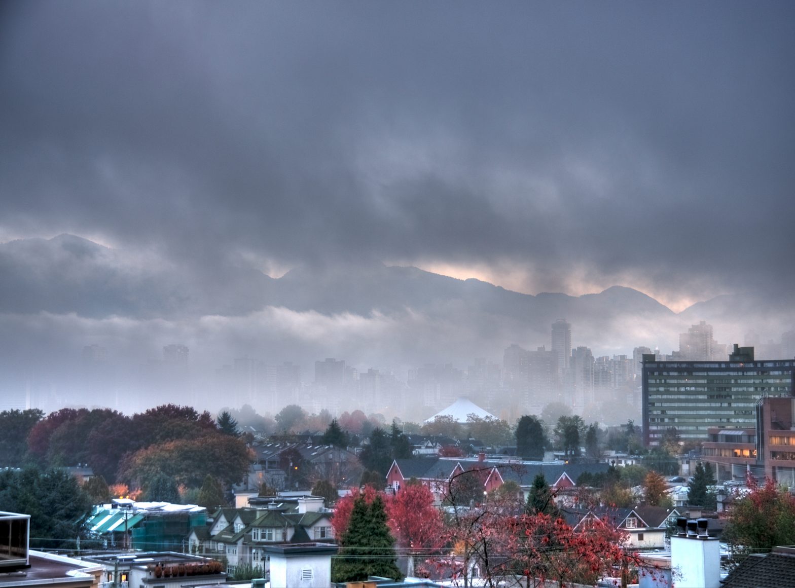 Fog Over Vancouver - Duncan.co