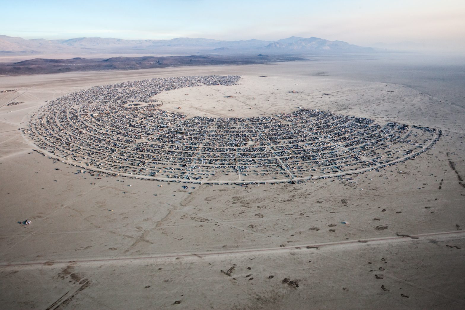 Aerial Photo Of Black Rock City Burning Man 2013 - Duncan.co